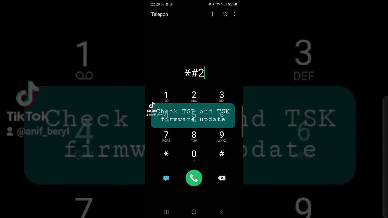 Check TSP and TSK firmware update