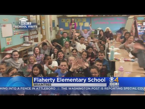WBZ Weather Team School Visit: Flaherty Elementary In Braintree