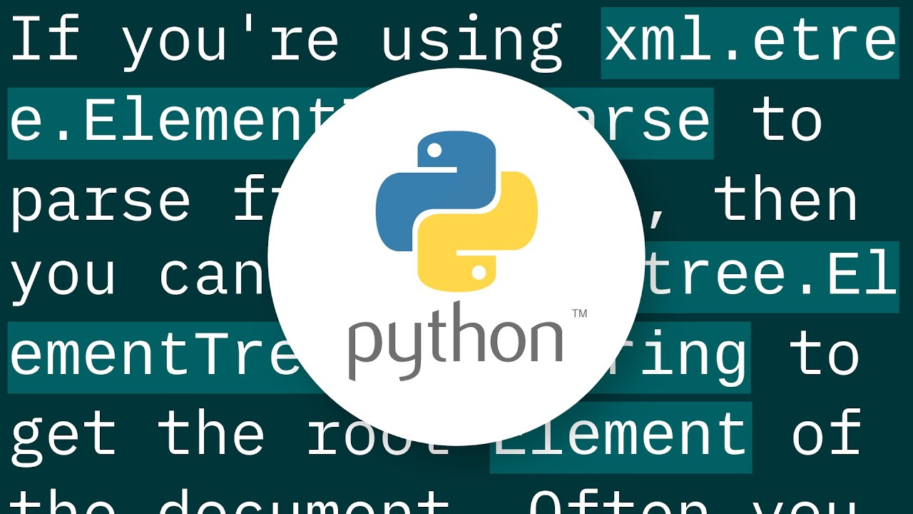 Python xml ElementTree from a string source?