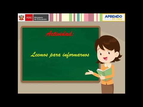 Leemos para informarnos – Bienvenidos al 5° Grado "A"
