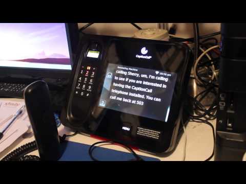 Using Cordless Unit With Captioncall To Caption Answering Machine