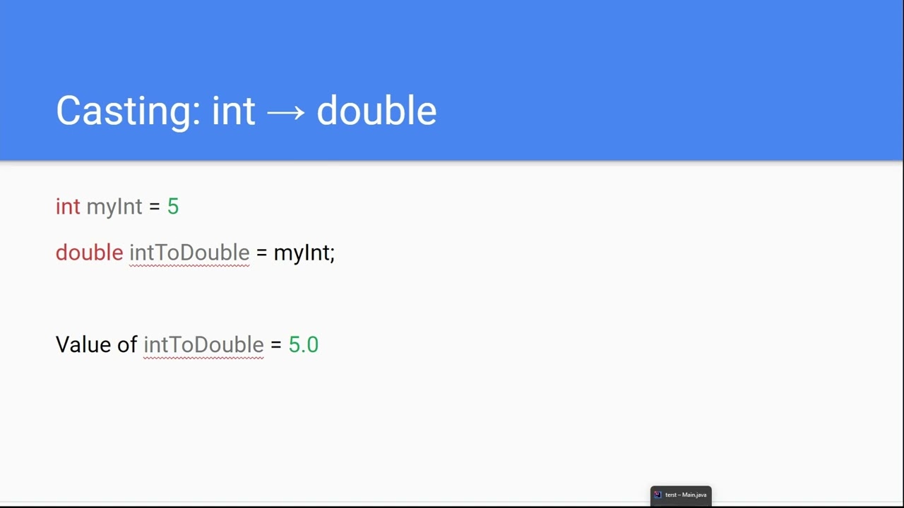 APCSA Unit 1: Casting **Practice Problems Included!**