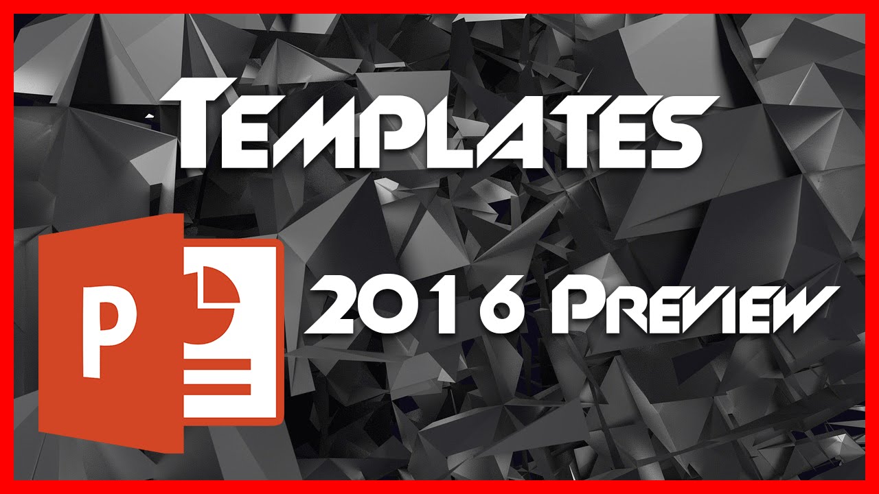 Templates and Template Customization - 2 - PowerPoint (PPT) 2016 Tutorial