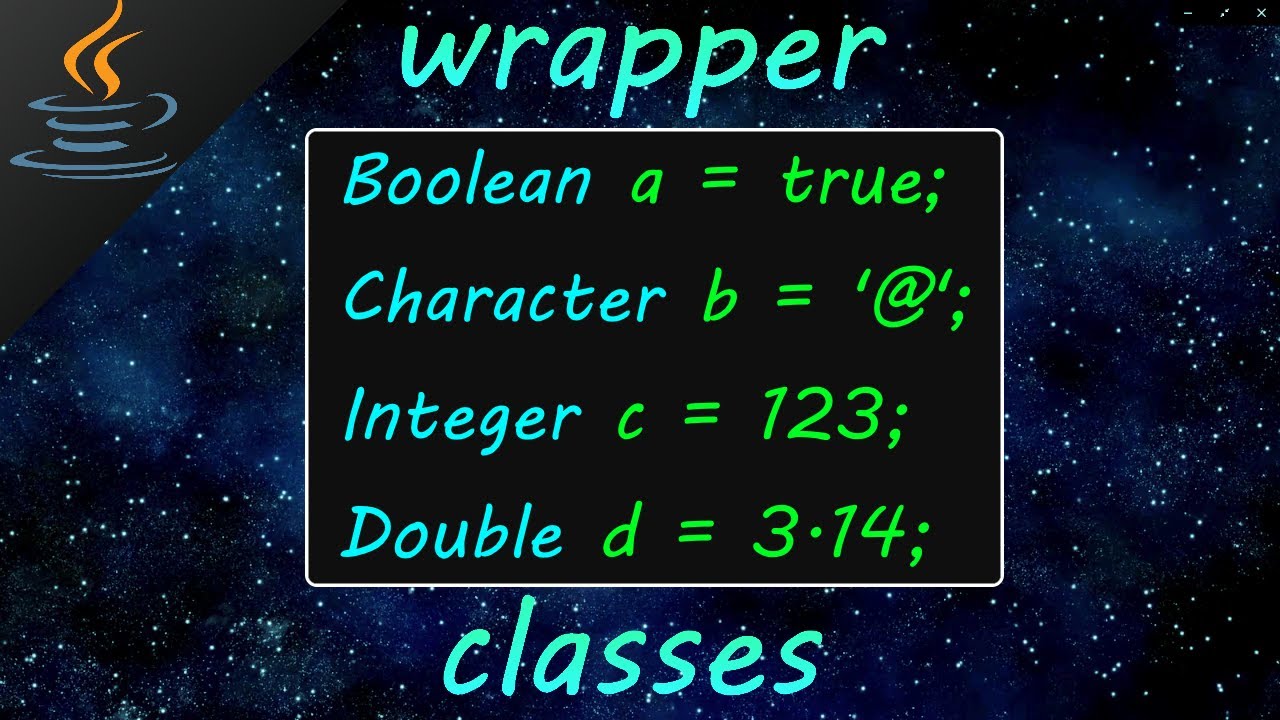 Java wrapper classes 🎁