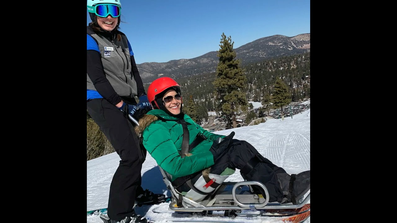 Quadriplegic Skis Big Bear