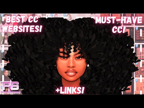 The BEST CC Websites + MUST-HAVE CC & LINKS! | How To Make Better Sims | Sims 4 CAS