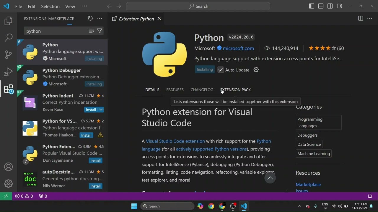 Python Setup VsCode in Telugu