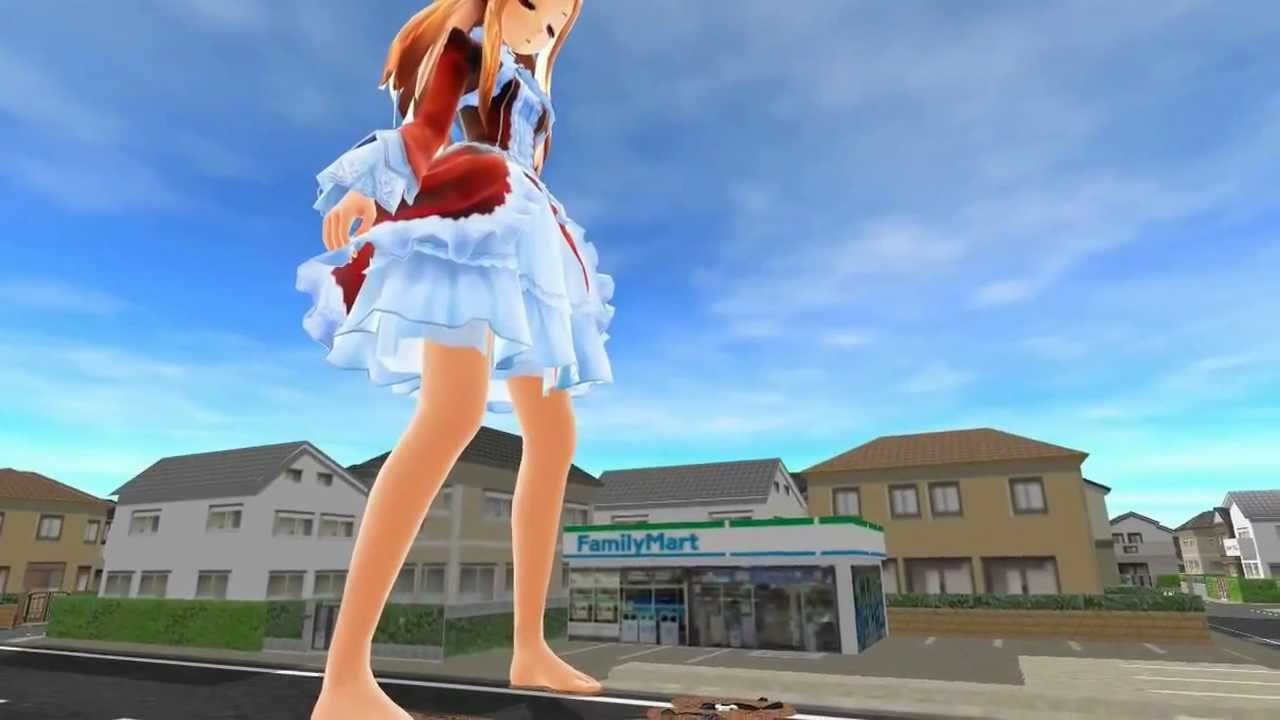Giantess Test 01 by dan191791 (Edited)