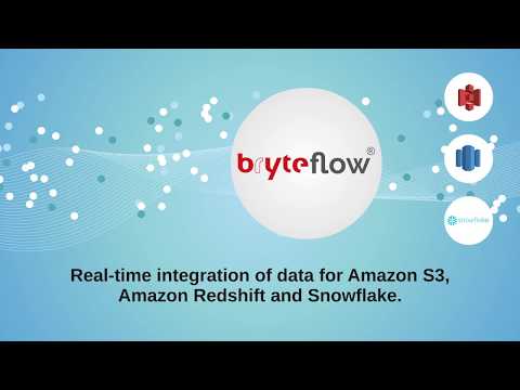 Data Integration in real-time for Amazon S3, Redshift and Snowflake.