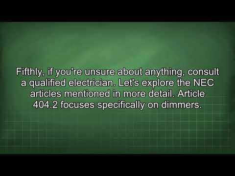 Switched Plugs on Dimmers NEC Code Considerations