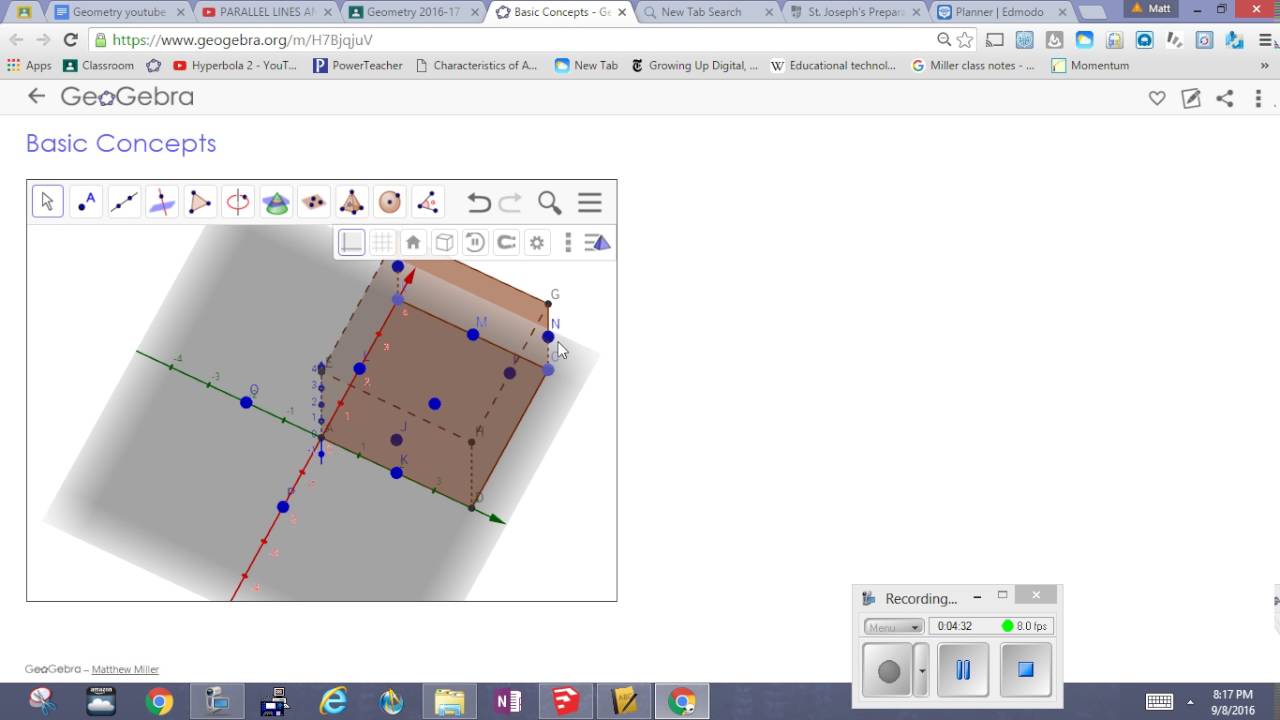 Geogebra Exercise #1