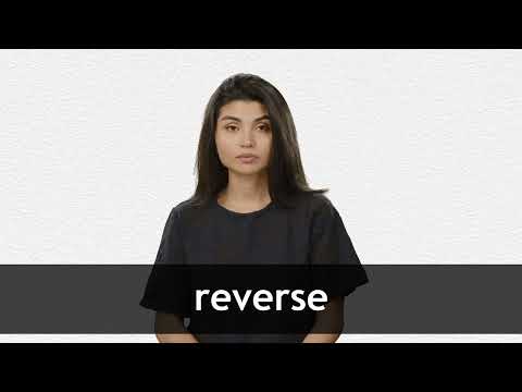 How to pronounce REVERSE in American English