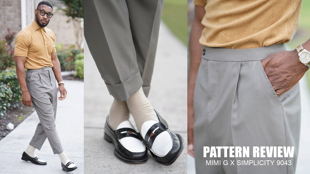 MEN'S PATTERN REIVEW: MIMI G x SIMPLCITY 9043 PLEATED PANTS