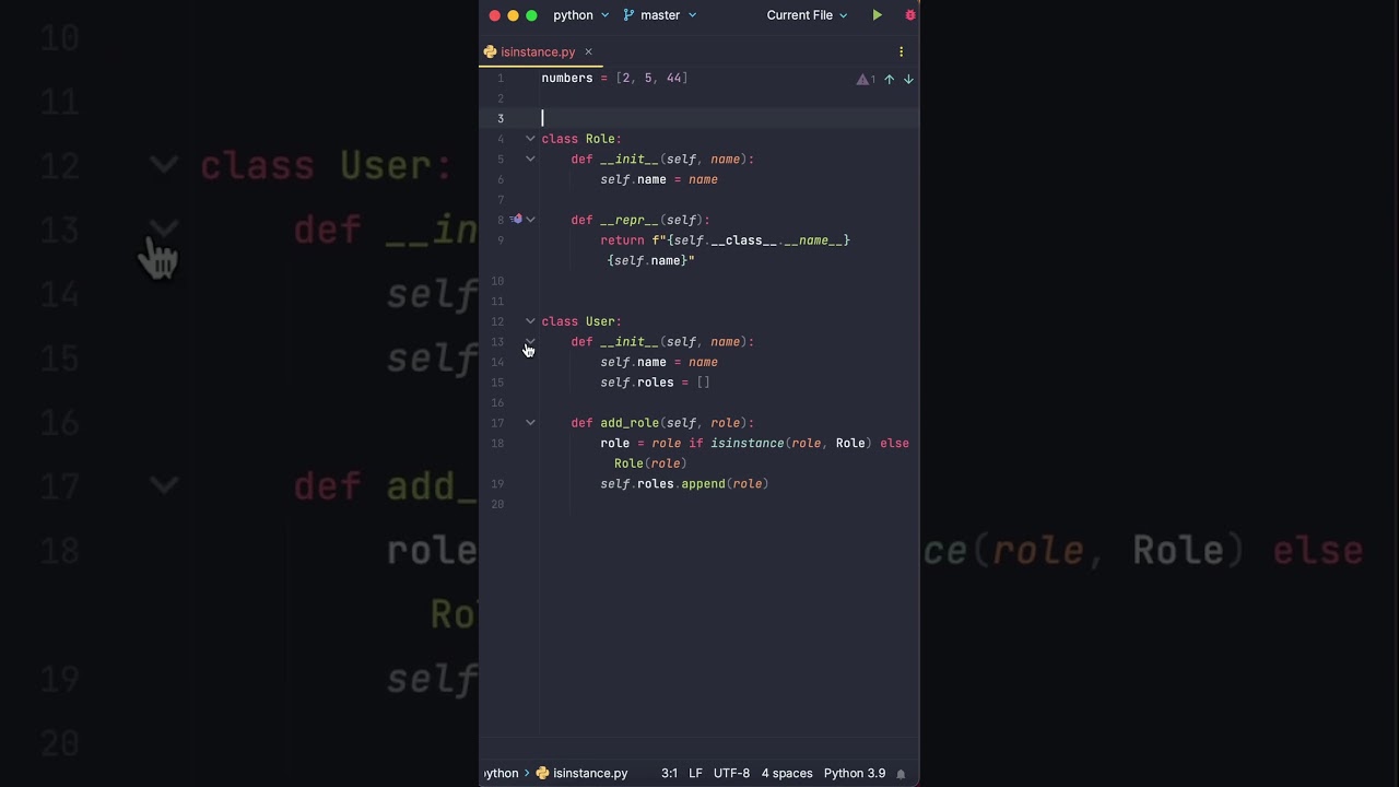 Learn where to use the isinstance function in Python! #pythontricks #coding #programming