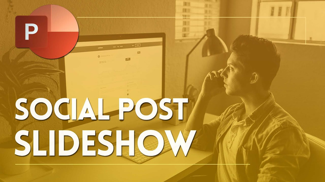 How to make a post or tweet slideshow in PowerPoint ✔