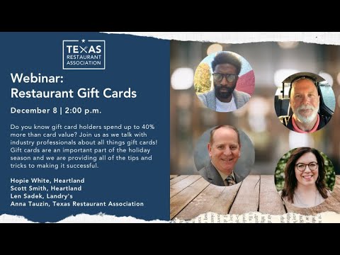 Webinar: Restaurant Gift Cards