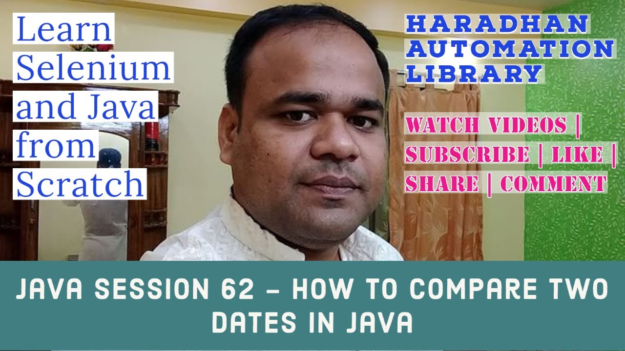 Java #62 - How to compare two dates in Java