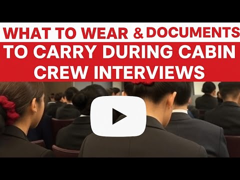 How to Dress & Groom Perfectly for Your Cabin Crew Interview (2025) ✈️ | Hair, Makeup & Documents