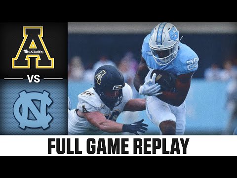 Appalachian State vs. North Carolina Full Game Replay | 2023 ACC Football