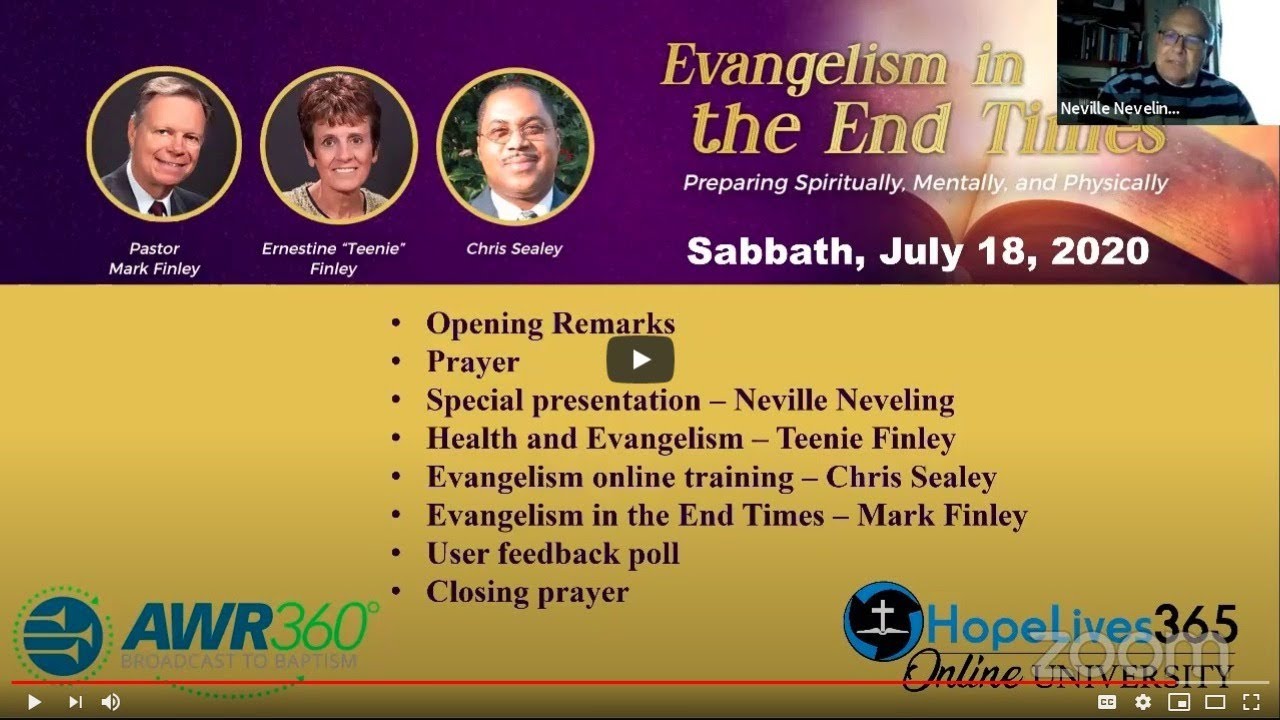 Evangelism Sabbath with Mark Finley, Teenie Finley, and Chris Sealey