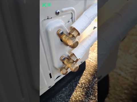 Flaring & Connecting AC Copper Pipes #HVAC #AirConditioning #CopperPipes #Installation #Cooling #AC