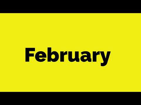 How to pronounce February? How do you correctly say the word February? 😊