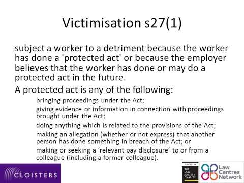 victimisation