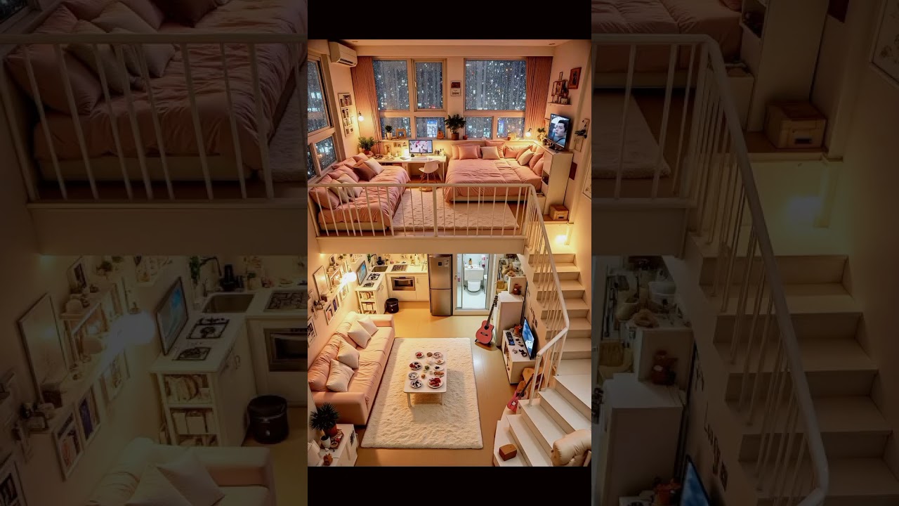 AI Designed Cozy Duplex Room | Dream Interior Setup ✨