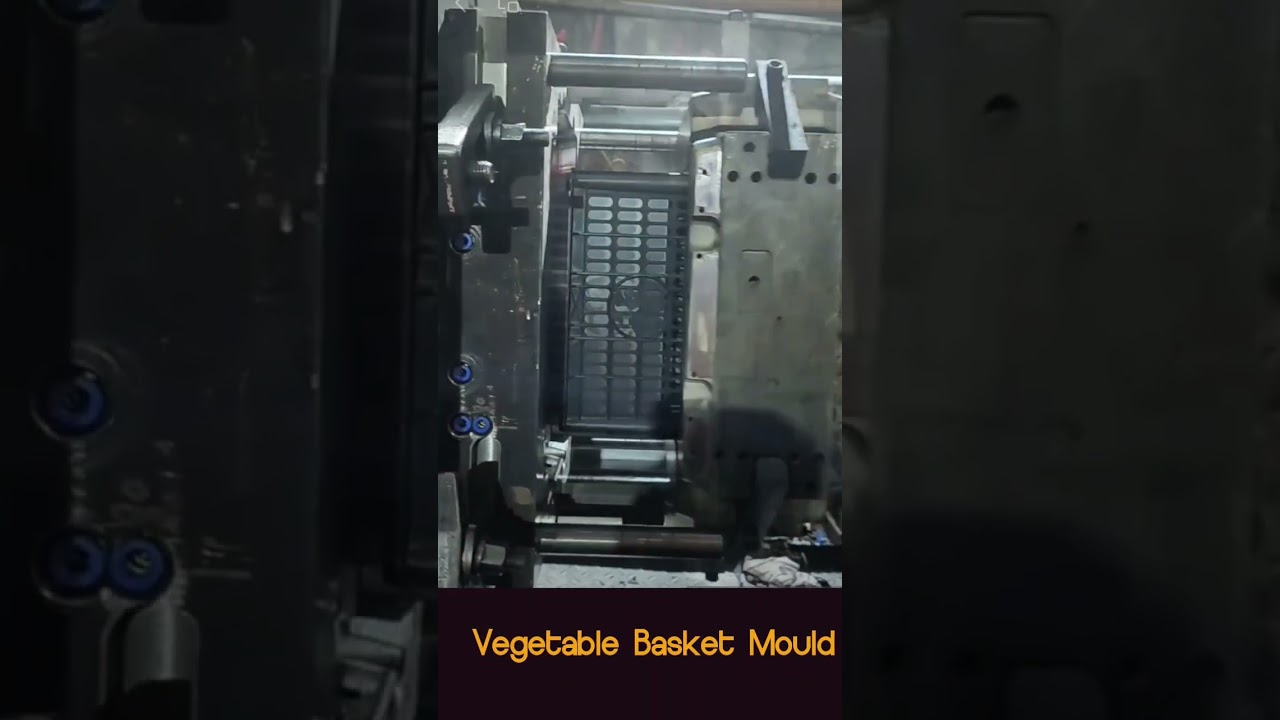 Fruit Vegetables Basket Mould Testing| Injection Molding Machine