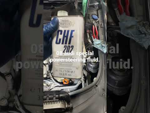 audi powersteering fluid.