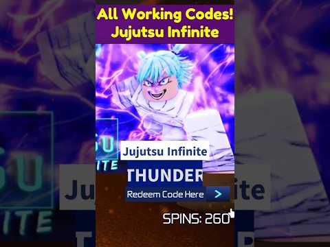 All New Codes For Jujutsu Infinite Roblox - THUNDER! - Jujutsu Infinite Codes 2025