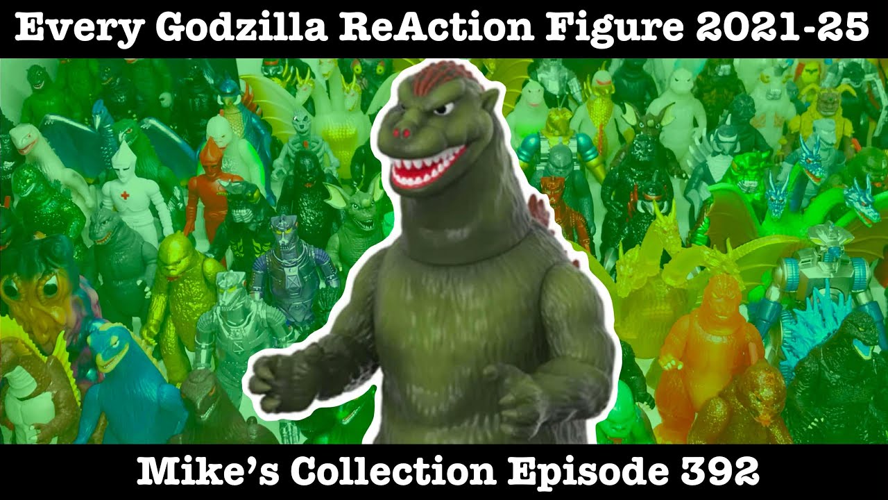 Every Godzilla ReAction Figure so far.