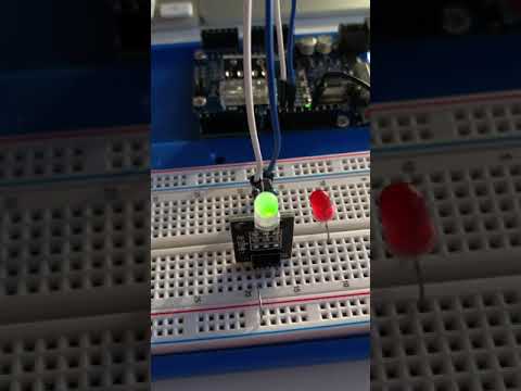 Bi-Colour LED PWM voltage control with Arduino Uno Project and AZDelivery Shock Sensor