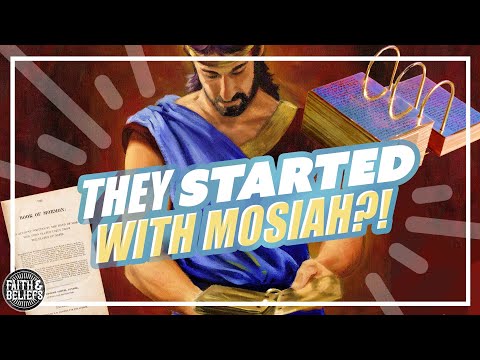 Did the Translation of the Book of Mormon Begin with Mosiah? - Saints ...