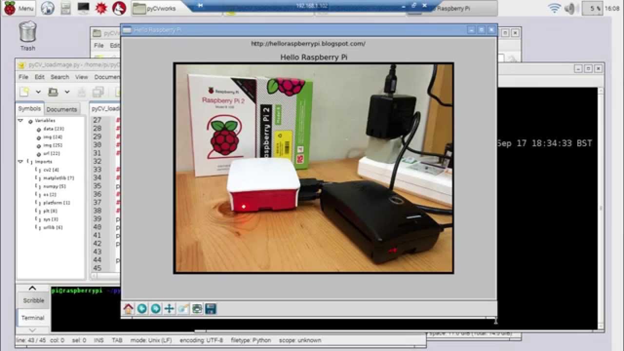 Raspberry Pi + Python/OpenCV, display image on matplotlib pyplot