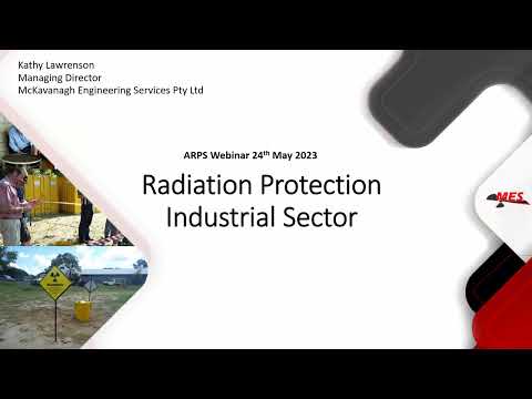 ARPS Webinar - Radiation Protection in the Industrial Sector