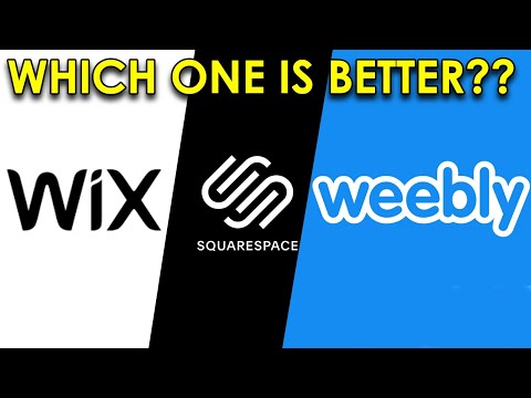 WIX VS SQUARESPACE VS WEEBLY
