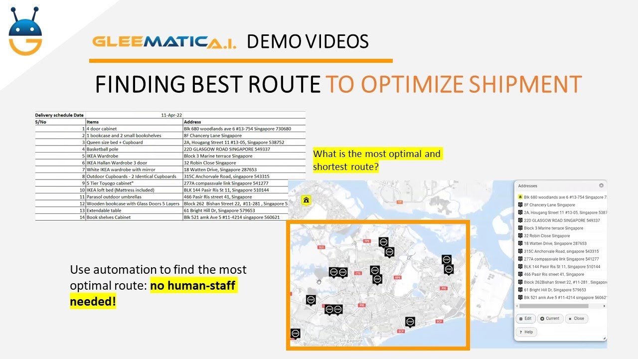 Logistics Automation: Optimizing Delivery Routes | Finding the Most Optimal Route for Shipment