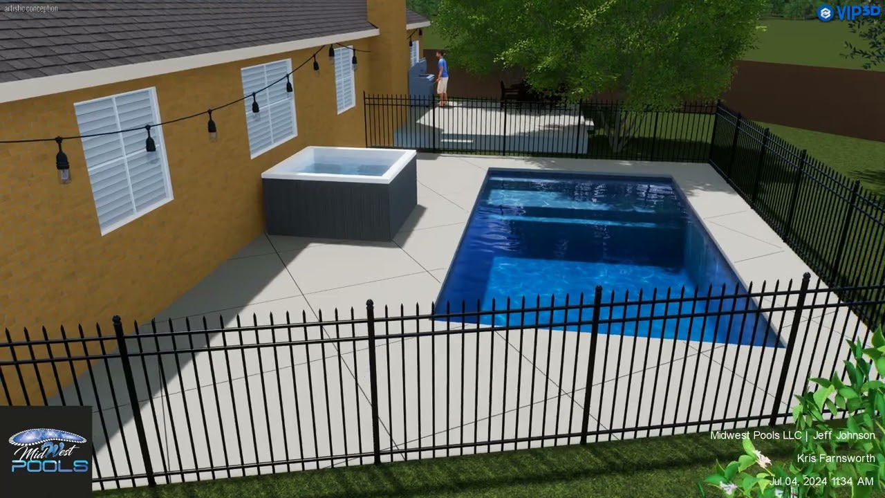 Kris Design 3 Vip3D - 3D Swimming Pool Design Software