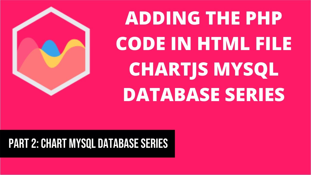 2 Adding the PHP Code in HTML File | Chartjs Mysql Database Series