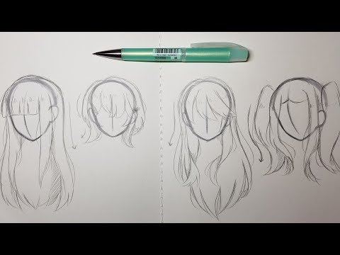 How to Draw Bangs Step By Step – I'm Youtuber – Follow my videos to ...