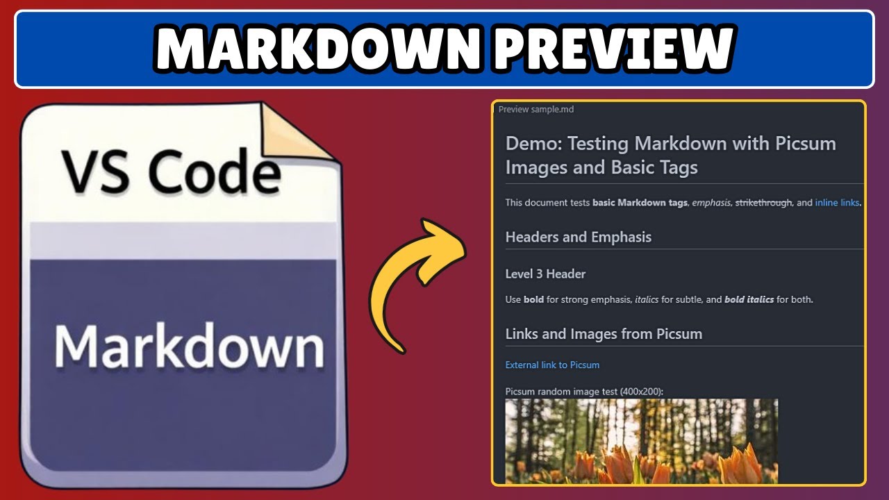 How to Preview Markdown in Visual Studio Code