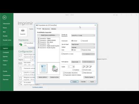 Cómo imprimir en tamaño Oficio en Excel