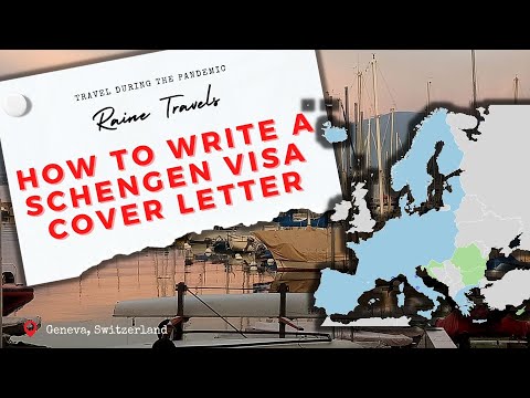 How to write a Schengen Visa Cover Letter | Schengen Visa Application part 2