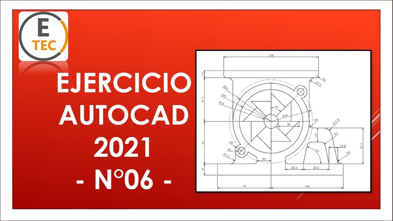AUTOCAD 2021 - EJERCICIO06