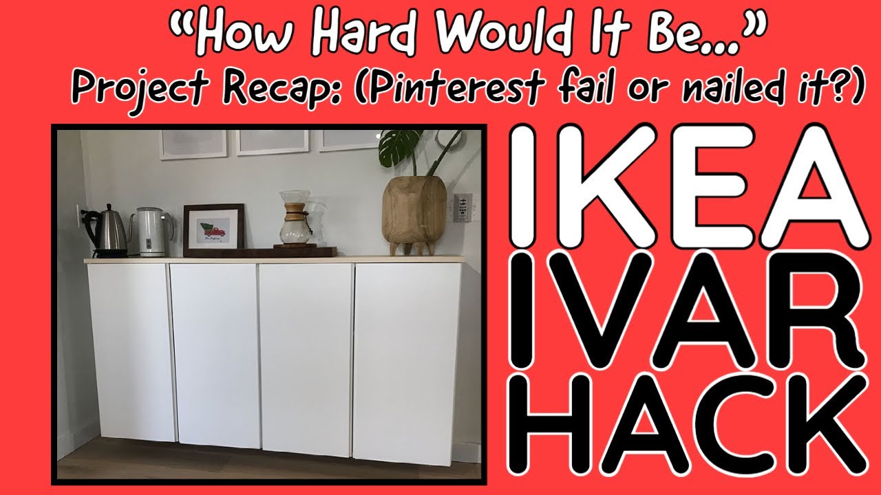 IKEA Ivar hack: DIY Floating Cabinet Project Recap. (Pinterest fail or nailed it?)