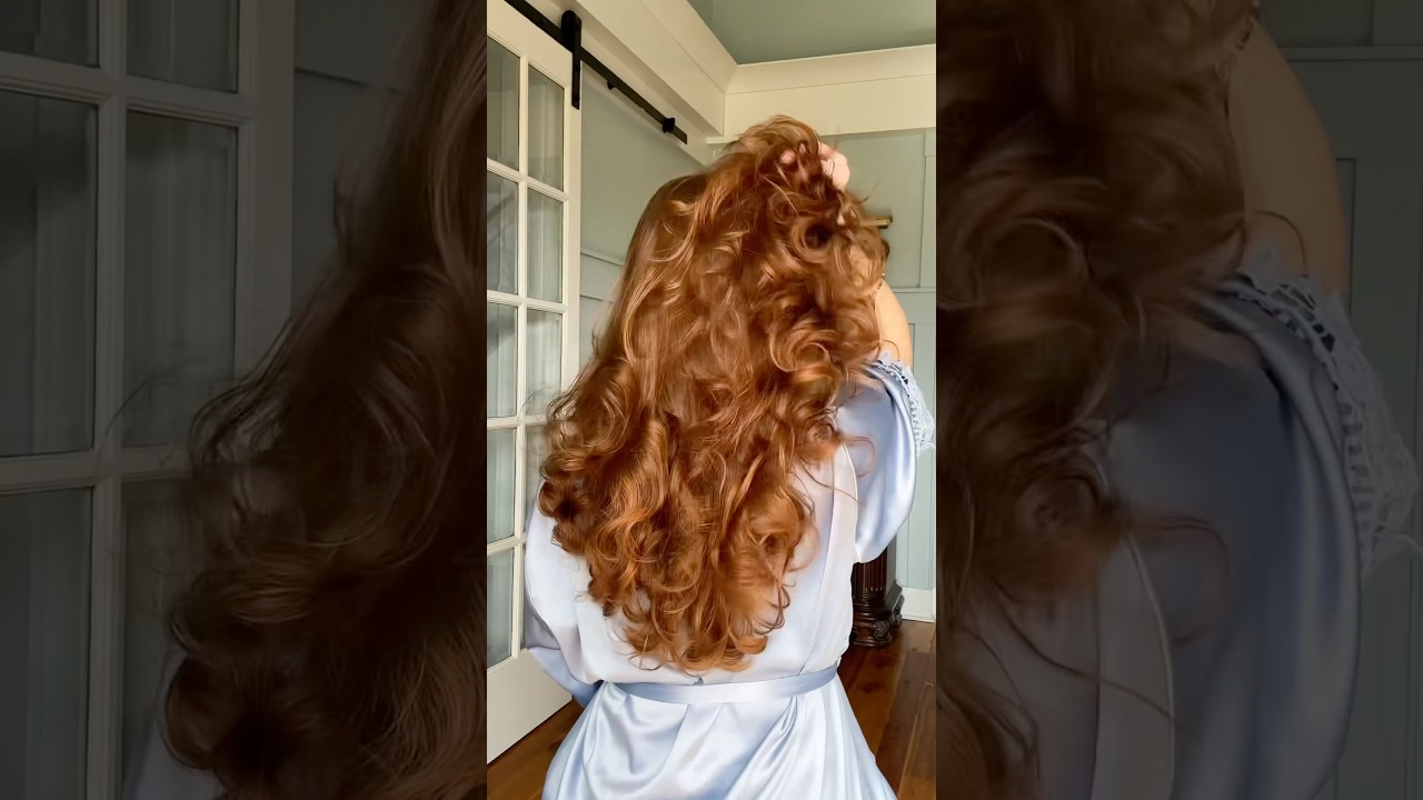 The best hair hack… overnight bun curls! #hairstyle #hairtransformation #hairhacks