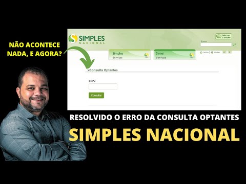 [DEFINITIVO] CONSULTA OPTANTES SIMPLES NACIONAL | ERRO RESOLVIDO #simplesnacional #consultaoptantes