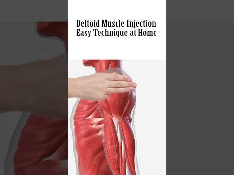 how to give deltoid muscle Injection