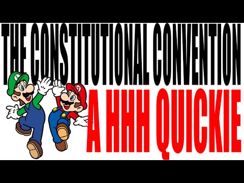 The Constitutional Convention Explained in One Minute